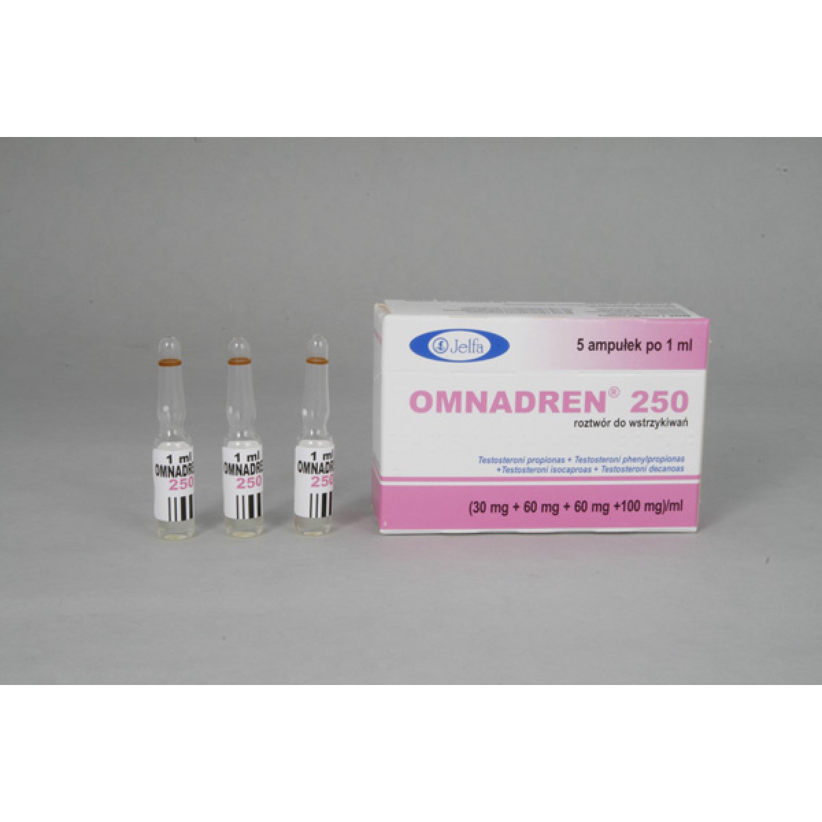 Omnadren® 250 mg/amp. (5 amp.) Injection Jelfa - Buy Omnadren® 250 mg ...